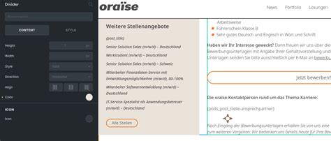 Solved Divider Element No Longer Shows Up In Content 0 Width It Seems 15 Rc2 Bugs