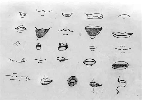 Как Нарисовать Рот Аниме 62 Фото