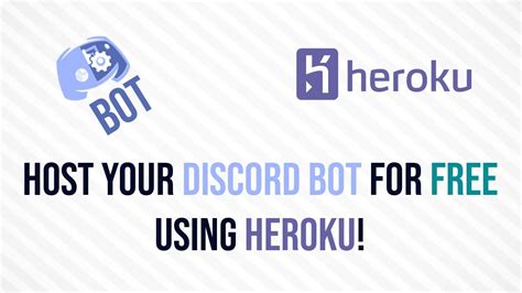 Discord Host Your For Free Using Heroku YouTube