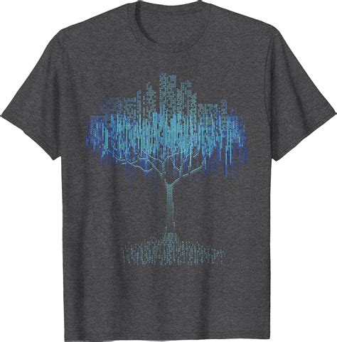 Binary Tree Coder Computer Programmer Softstyle Unisex T Shirtdark