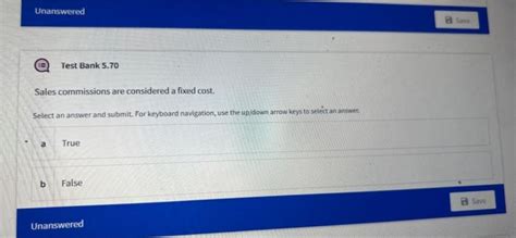 solved b test bank 5 48 which of the following are variable