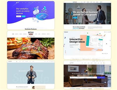 140个不同行业网站主页设计模板psd 网页模板 素材集市