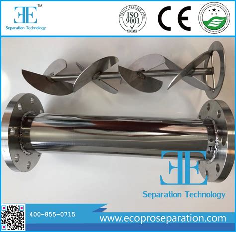 Static Mixing Motionless Mixers Inline Static Mixer Pipe Mixer For