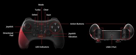 Acer Nitro Wired Gaming Controller Featuring Joystick Directional Pad Turbo Button Action