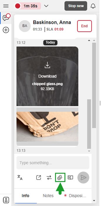 8x8 Agent Workspace—webchat Attachments