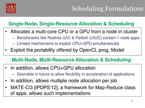ppt scheduling concurrent applications on a cluster of cpu gpu nodes powerpoint presentation