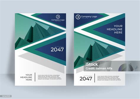 현대적인 토스카 그린 기업 비즈니스 커버 템플릿 디자인은 진한 파란색 녹색 및 흰색 색상으로 설정되었습니다 마케팅 비즈니스 제안 홍보 광고 출판 커버 페이지 0명에 대한