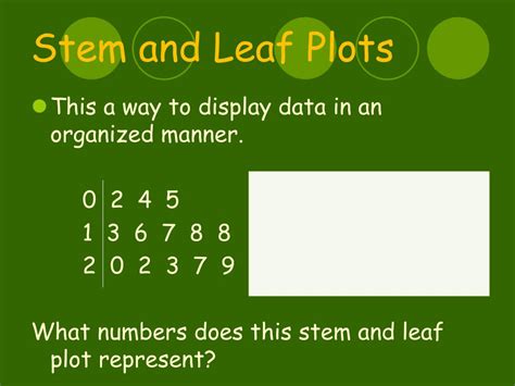 Ppt Mean Median Mode Range And Stem And Leaf Plots Powerpoint Presentation Id6511521