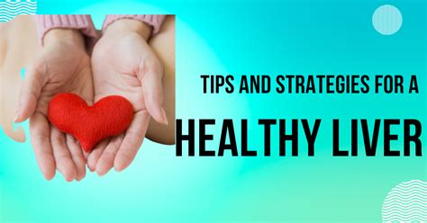 Tips And Strategies For A Healthy Liver
