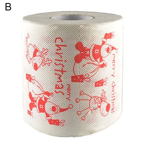 Подарки на год 1 рулон Санта Клаус Лось Счастливого Рождества 3 слоя кухня ванная комната