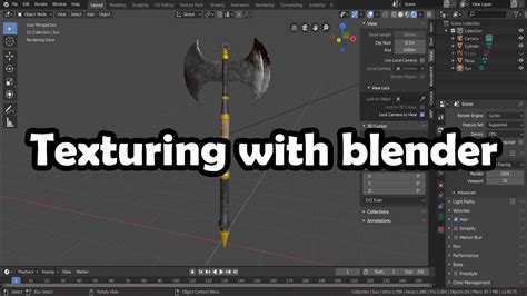 Texturing With Blender Telugu Rr Tutorials Youtube