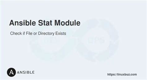 Ansible Check If Files Or Directories Exist