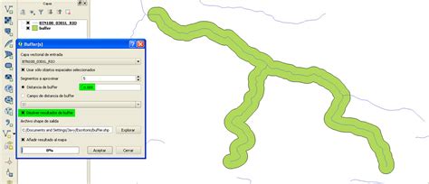 Cartografía Digital Qgis Herramienta Buffer
