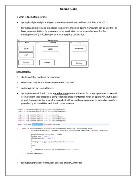 Spring Core 2 Copy Pdf Class Computer Programming Spring Framework