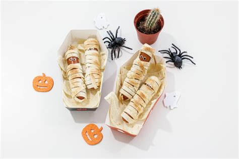 할로윈 홈파티 요리 미리 준비하기 미이라 소시지 네이버 블로그