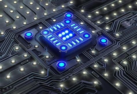 Premium Photo Closeup Of The Microprocessor On The Board The Heart Of