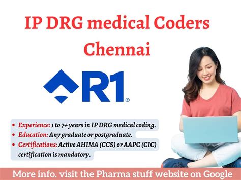 Medical Coding Vacancies On Linkedin R1 India Hiring Ip Drg Medical Coders Chennai