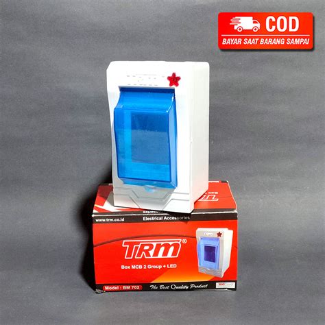 Kotak Mcb Box Mcb 2 Group Inbow Outbow Lampu Led Trm Lazada
