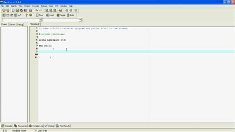 C For Beginners Tutorial 2 Main Function Youtube