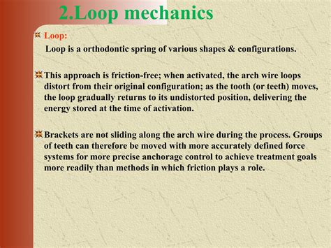 Loops In Orthodontics And Its Uses Autosaved Ppt