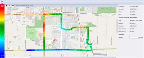 Rf Mapping Measurements With Spike Spectrum Analysis Software Signal Hound