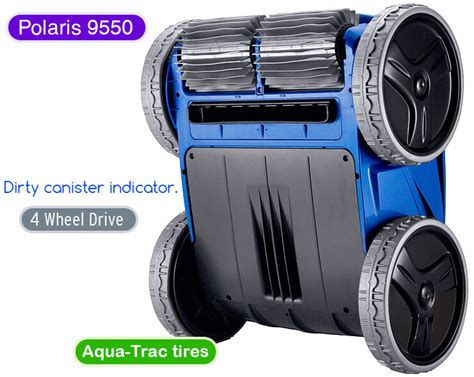 Polaris 9450 And 9550 Cool Robotic Pool Cleaners