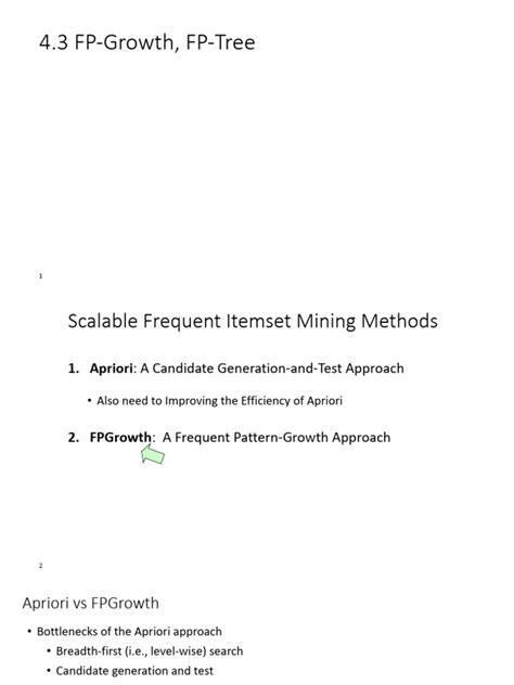 unit4 2 association rules fp growth pdf algorithms data management