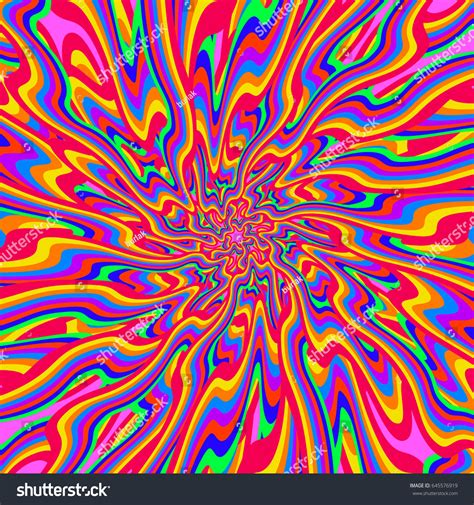 Vivid Abstract Colorful Psychedelic Background Made Stock Vector Royalty Free 645576919