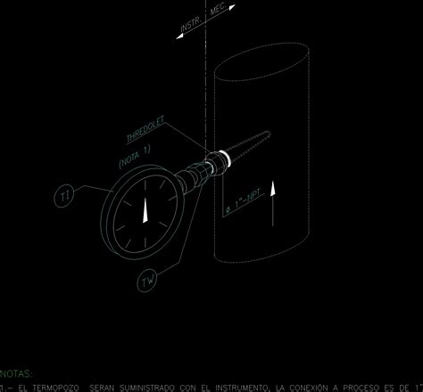 Temperature Indicator Dwg Detail For Autocad • Designs Cad