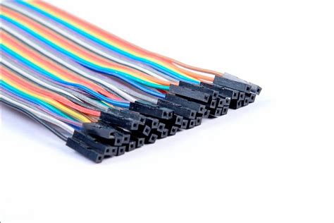 Multicolor Jumper Wire M F For Telecom Data Network Packaging Type
