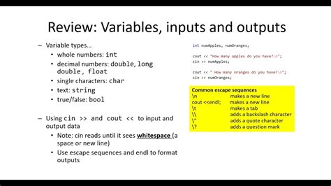 Lecture 3 Data Types Debugging And Arithmetic Computations Youtube