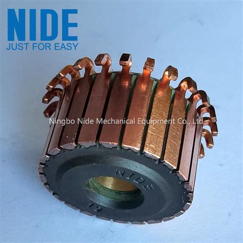 24 Segmented Armature Hook Commutator For Dc Motor Ningbo Haishu Nide International Co Ltd