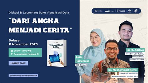 Diskusi And Launching Buku Visualisasi Data “dari Angka Menjadi Cerita