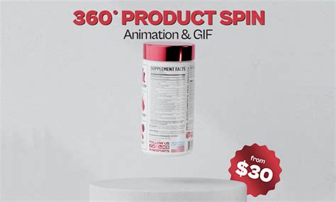 Make Expert 360 Product Spin Rotation Animation In 3d By Vigneshvaran K Fiverr