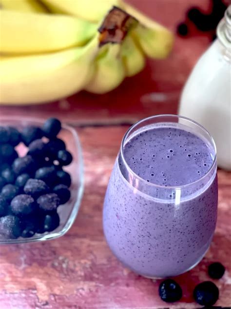 3 Ingredient Blueberry Smoothie Recipe Easy And Delicious Cook And