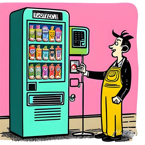 Vending Machine Cartoon Arthubai
