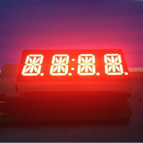 14 Segment Led Display Ultra White 10mm Six Digit 14 Segment Led