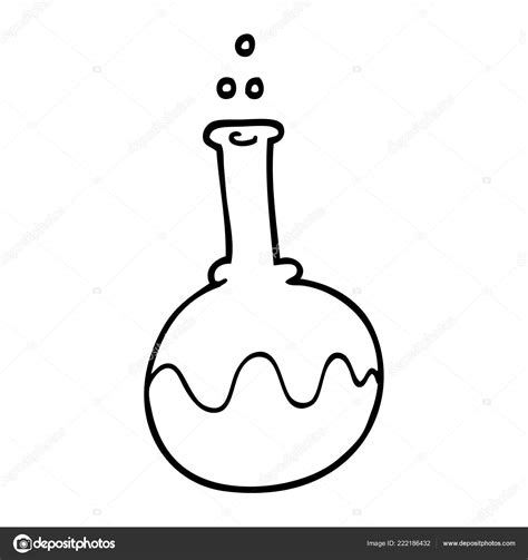 Line Drawing Cartoon Science Experiment Stock Vector By ©lineartestpilot 222186432