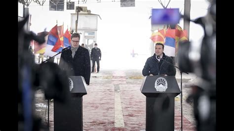 [🔴Во живо] Пристигнување на вакцините од Р Србија и изјави на премиерот Заев и претседателот