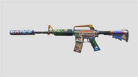 M4a1 S Imminent Danger Csgo Download Free 3d Model By Sirdjcat [086edc1] Sketchfab