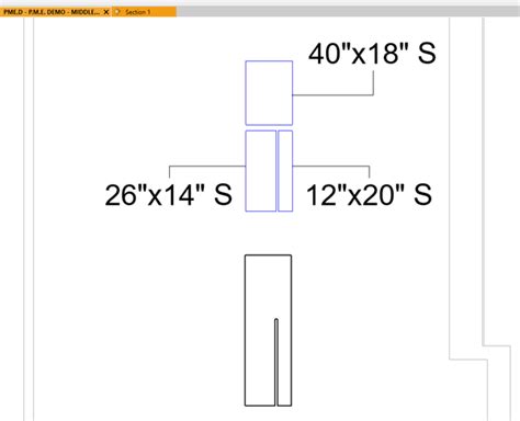 Solved Trouble Splitting Rectangular Duct Into 2 Straight Ducts No Use Of Wye Or Tee Fitting