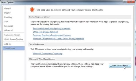 How To Disable Protected View In Microsoft Word 2013 And Word 2010 Laptop Mag