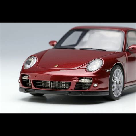 Porsche 911 Turbo S Type 997 2011 Ruby Red Metallic 1 43 Make Up Models Em604d