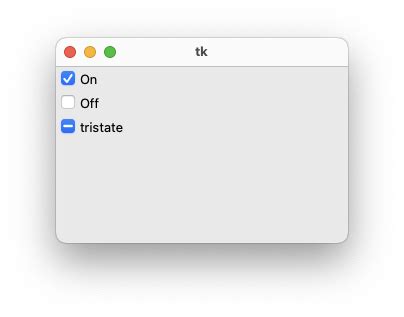 Tkinter Checkbutton With More Than Two States In Python Checked