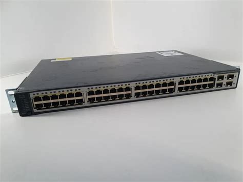 Cisco Catalyst 3750 V2 Series Poe48 Network Switch £74 99 Picclick Uk