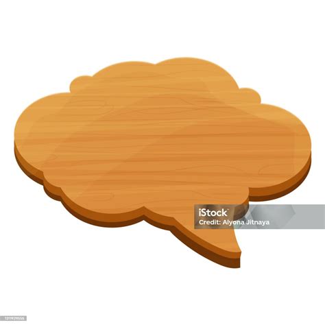 나무 배너 게임 디자인에 대한 텍스트 장소와 만화 스타일의 거품 Ui 개발 배너 흰색 배경에 격리 된 간판 질감과 상세한 코믹 디자인 요소 0명에 대한 스톡 벡터 아트 및