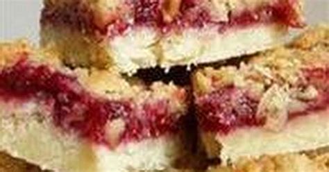 Raspberry Bars With Lemon Icing Drizzle Just A Pinch Recipes