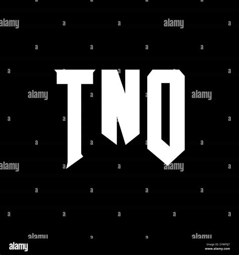 Tno Letter Logo Design For Technology Company Tno Logo Design Black And White Color Combination