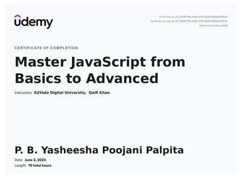 Yasheesha Poojani On Linkedin Check Out This Certificate I Got For