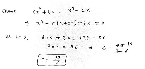 Solved Let F X Cx2 6x If X